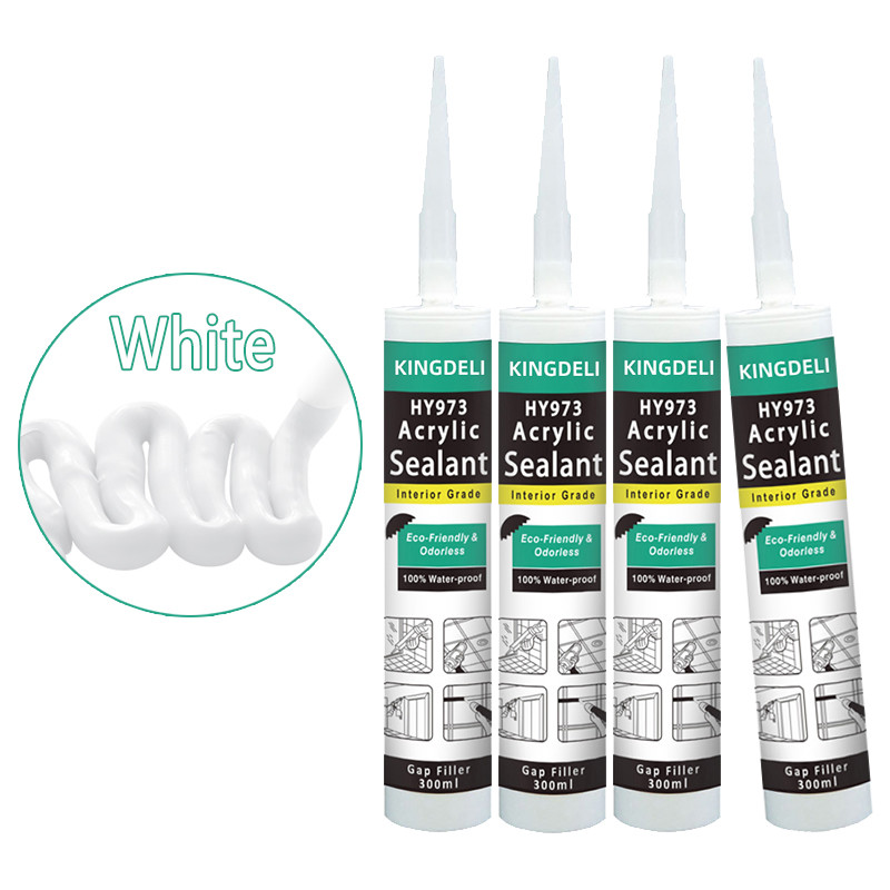 Antifungal GP Acrylic RTV Silicone Sealant Transparent For Bathroom